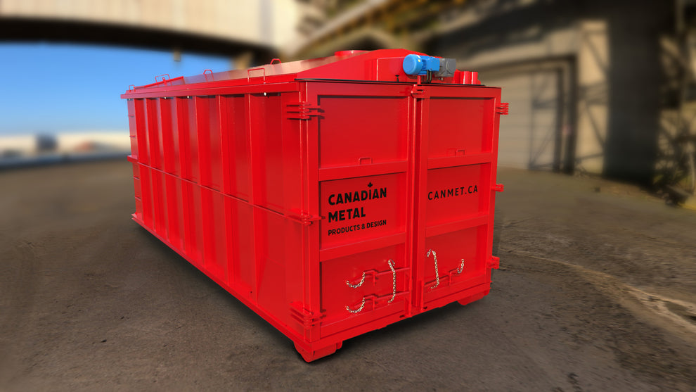 Dual Auger Top System - For Roll-Off Dumpsters – Canadian Metal ...